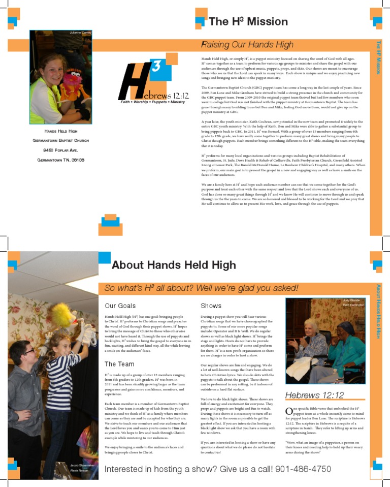 Hands Held High Brochure | PDF | Monotheistic Religions | Jesus