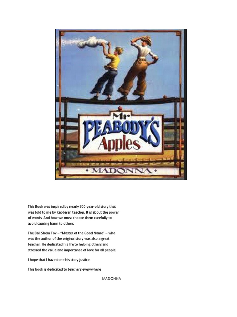 The Lesson of Mr. Peabody's Apples | PDF