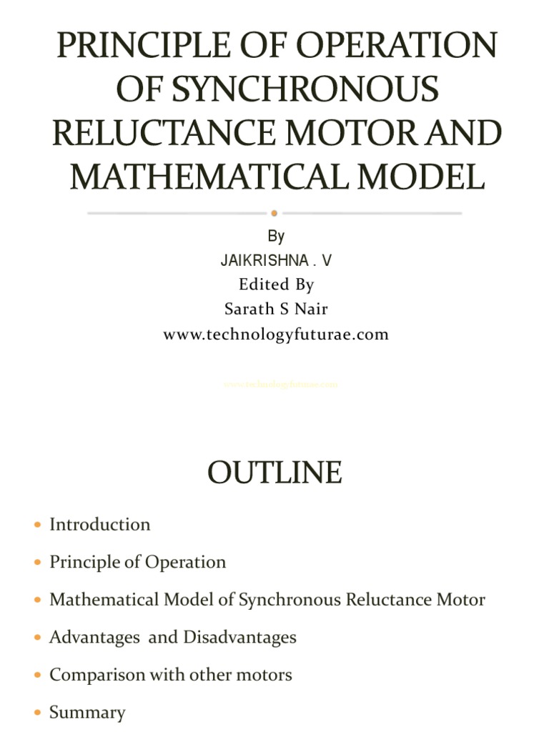 Synchronous Reluctance Motor Overview | PDF | Electrical Components ...