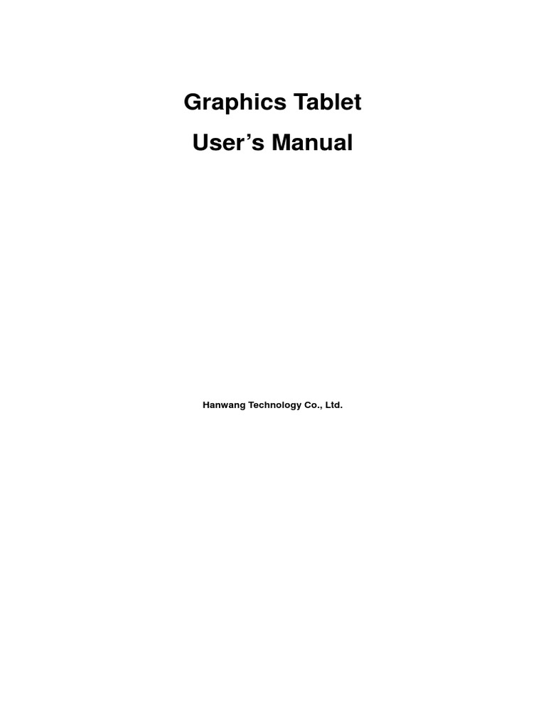 Graphics Tablet User Manual | PDF | Icon (Computing) | Shell (Computing)