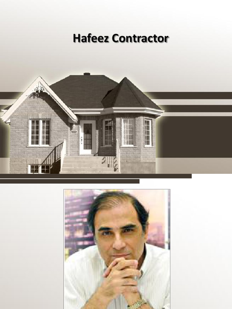 Hafeez Contractor - An Indian Architect | PDF | Career & Growth | Travel