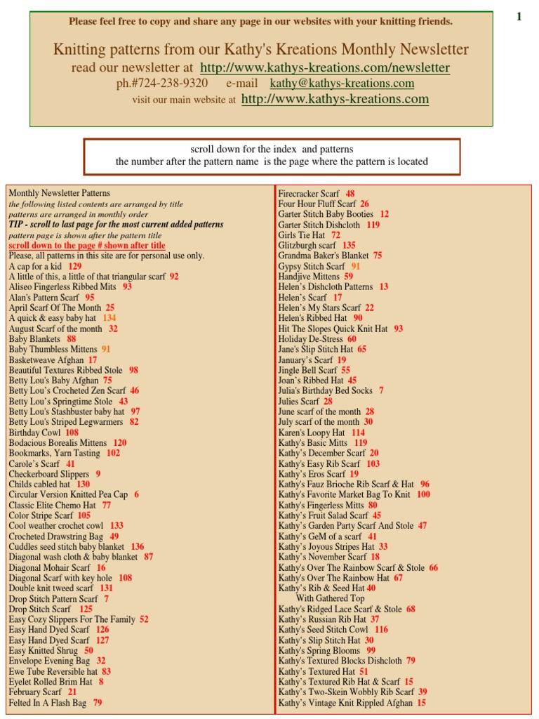Patterns Knitting | PDF | Gauge (Knitting) | Knitting