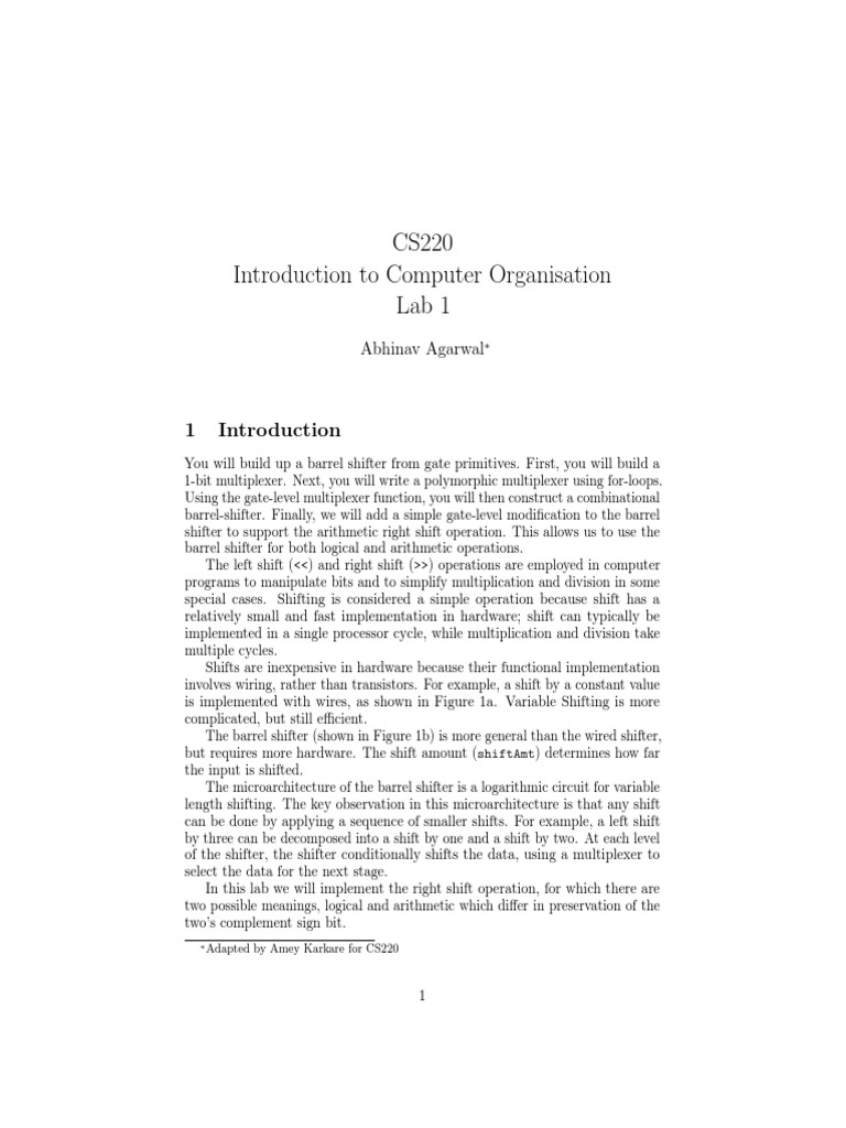 Lab 1 | PDF | Computer Programming | Areas Of Computer Science