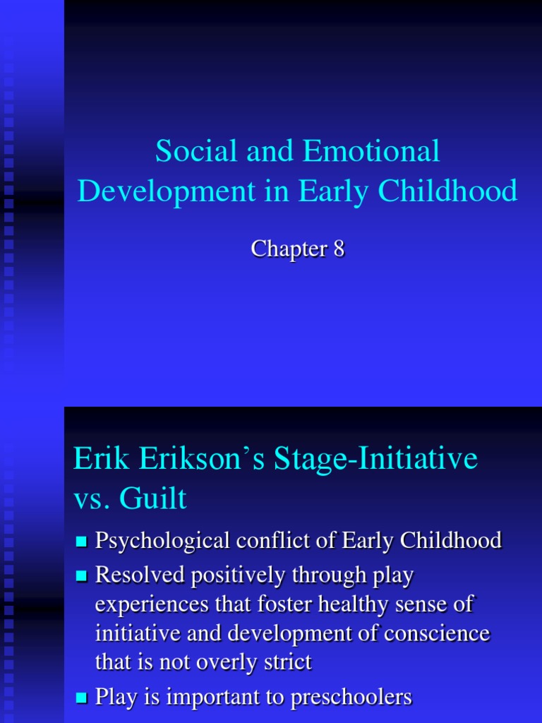 Social and Emotional Development in Early Childhood | PDF | Self Esteem ...