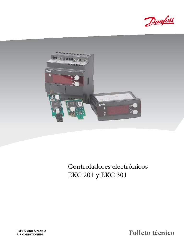 Controlador de Temperatura Danfoss EKC 201 | PDF | Transformador | Relé
