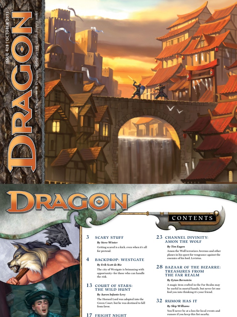 Dragon Magazine #428 | PDF | Horror Fiction | Crime Thriller