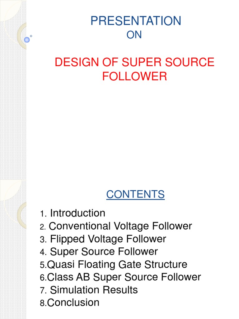 super source follower | Amplifier | Field Effect Transistor | Free 30-day Trial | Scribd