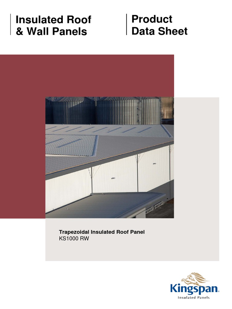 KS1000 RW Panel UK Roof Poduct Data Sheet | Roof | Sheet Metal
