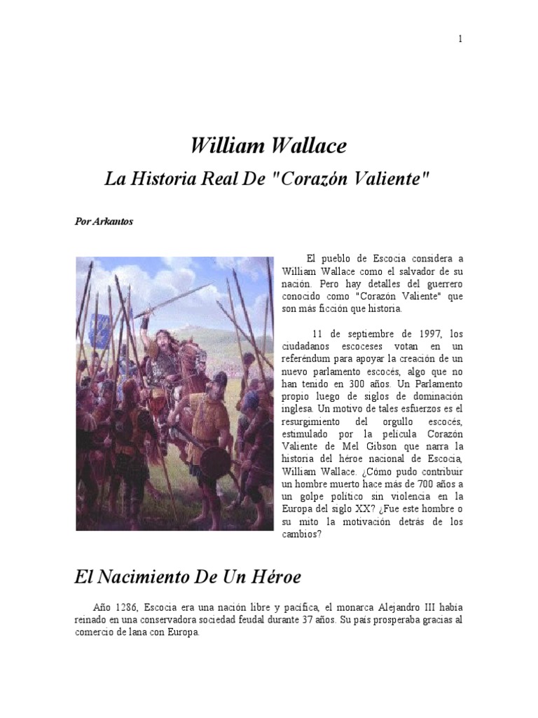 William Wallace | PDF | Escocia | Inglaterra