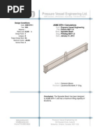 Spread Beam Calculation-070406 | PDF | Beam (Structure) | Bending