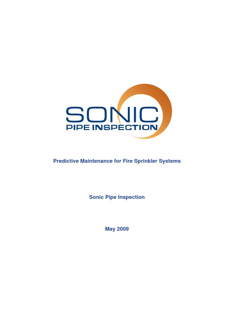 Sonic Pipe Inspection Introduction | PDF | Fire Sprinkler System ...