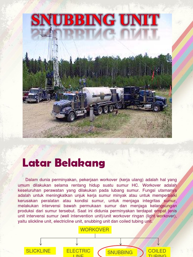 Snubbing Unit | PDF | Teknologi & Rekayasa