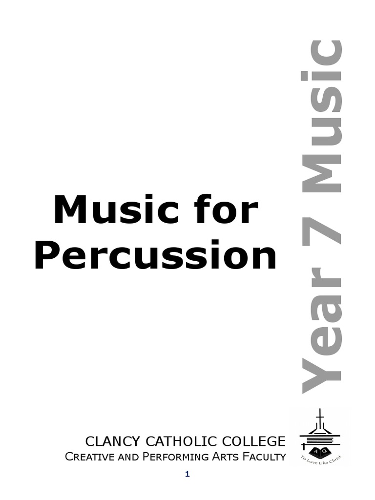 2012 7 2 Music For Percussion Booklet PDF | PDF | Rhythm | Tempo