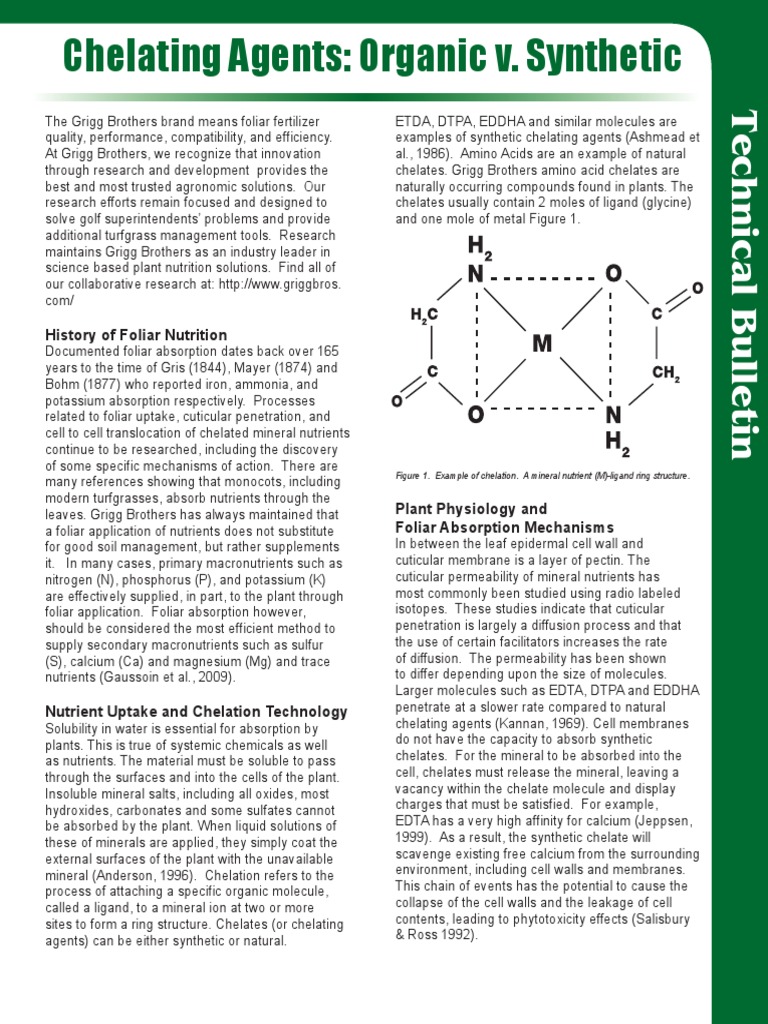 Chelating Agents-Organic vs Synthetic | Chelation | Cell Membrane