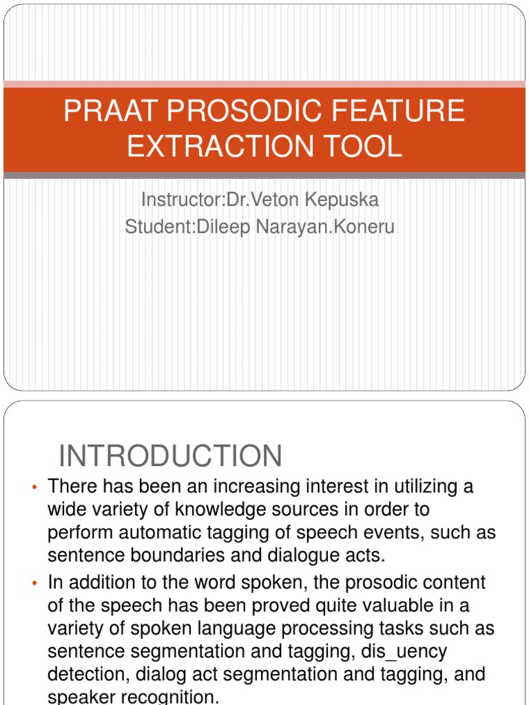 Praat Prosody | Download Free PDF | Image Segmentation | Software
