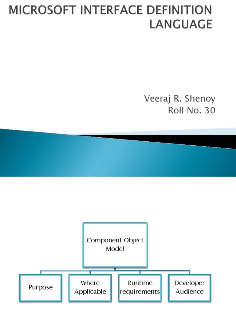 MIDL | PDF | Component Object Model | Library (Computing)