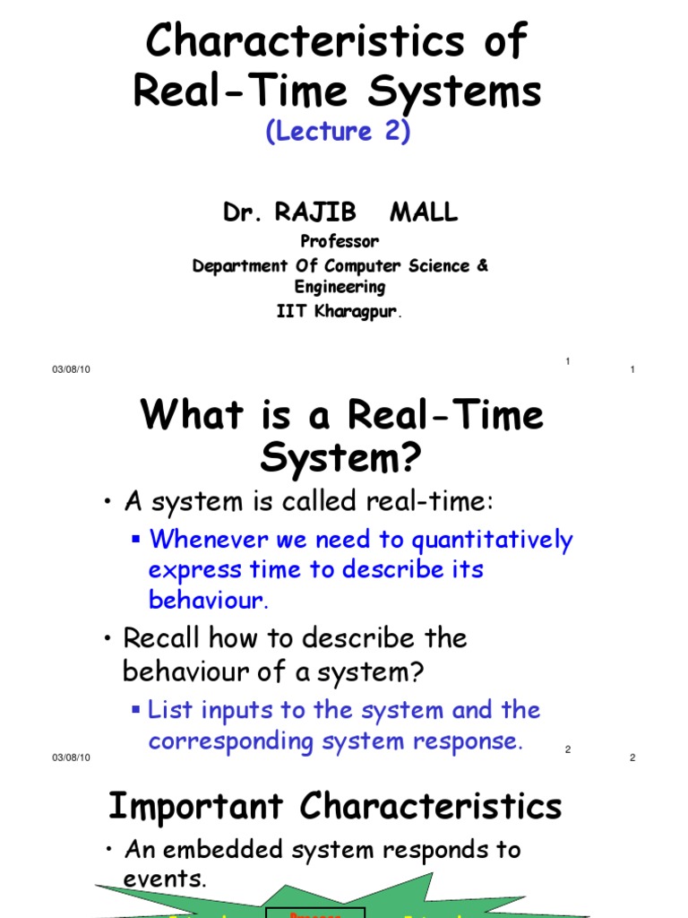 Rajib Mall Chapters 1,2,3 | PDF | Embedded System | Scheduling (Computing)
