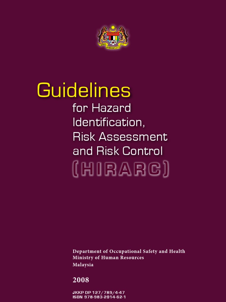 HIRARC Guidelines | Risk | Risk Assessment