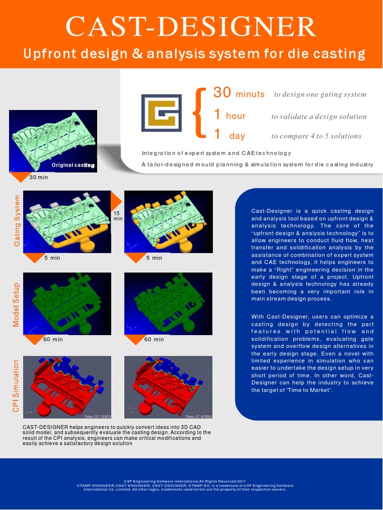 Cast-Designer HPDC Eng v1-l | PDF | Simulation | Finite Element Method