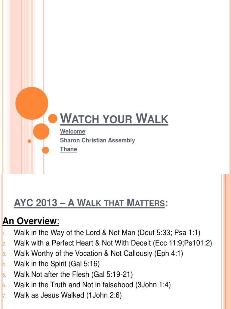 Christian Walk and Faith Insights | PDF