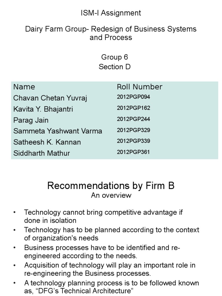 Dairy Farm Group Case Study | PDF | Business Process | Accountability