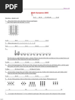 Math Kangaroo Practice Problems (Grades 1-8) | PDF | Geometry ...