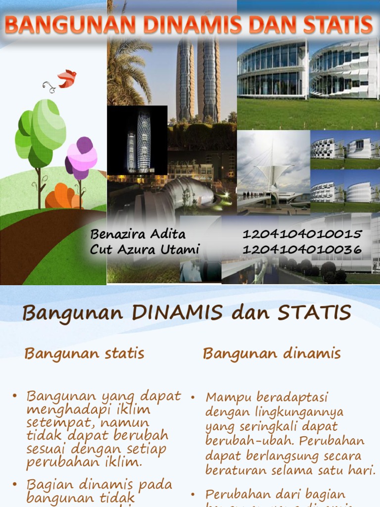 Bangunan Dinamis Dan Statis | PDF