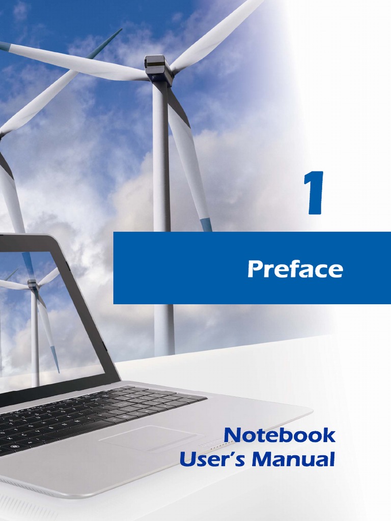 Preface: Notebook User's Manual | PDF | Secure Digital | Usb