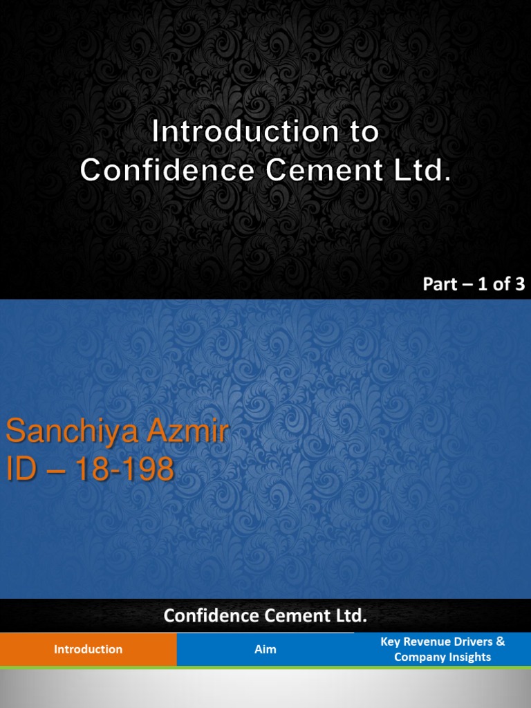 Confidence Cement Ltd. Ratio Analysis | PDF | Revenue | Dividend