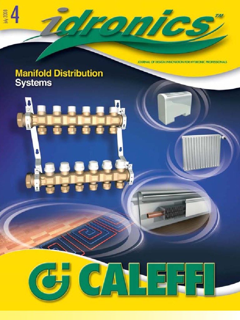 Caleffi Manifold Distribution | PDF | Pipe (Fluid Conveyance) | Hvac