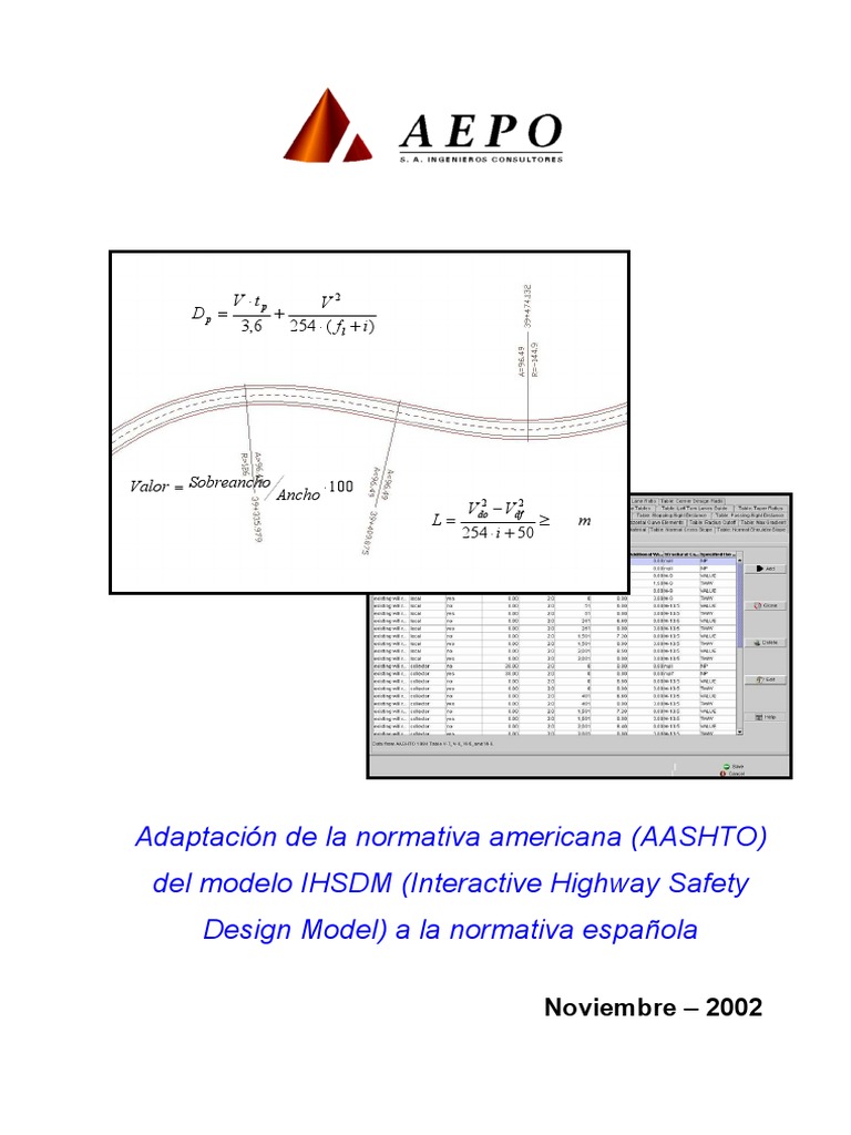 Adaptación IHSDM a Normativa Española | PDF | Xml | Lenguaje de marcado