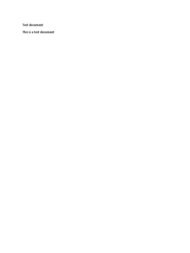 Test Document Overview and Insights | PDF