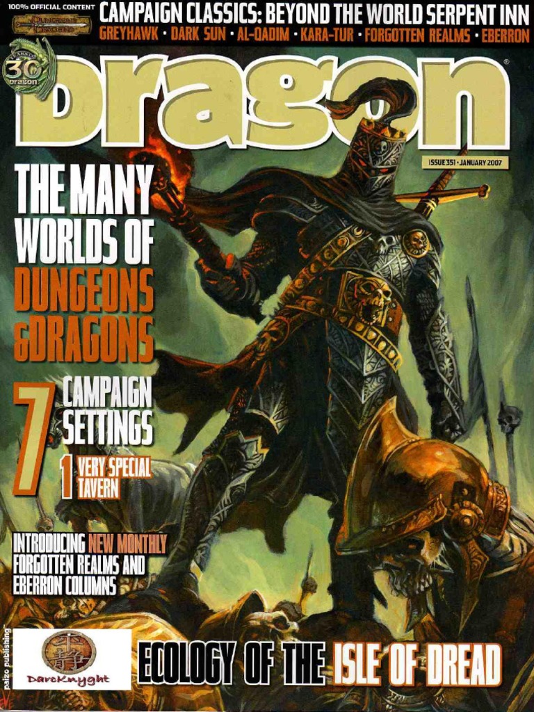 Dragon Magazine 351 PDF | PDF | Newspaper And Magazine