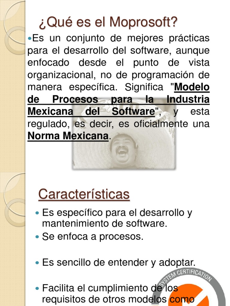 MOPROSOFT | PDF | Ingeniería de Sistemas | Software