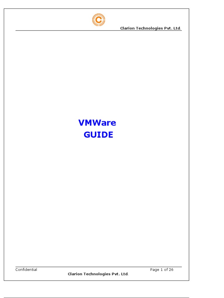 VMWare Guide | PDF | Business