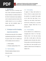 Channel and Placer Sampling Guide | PDF | Mining | Minerals