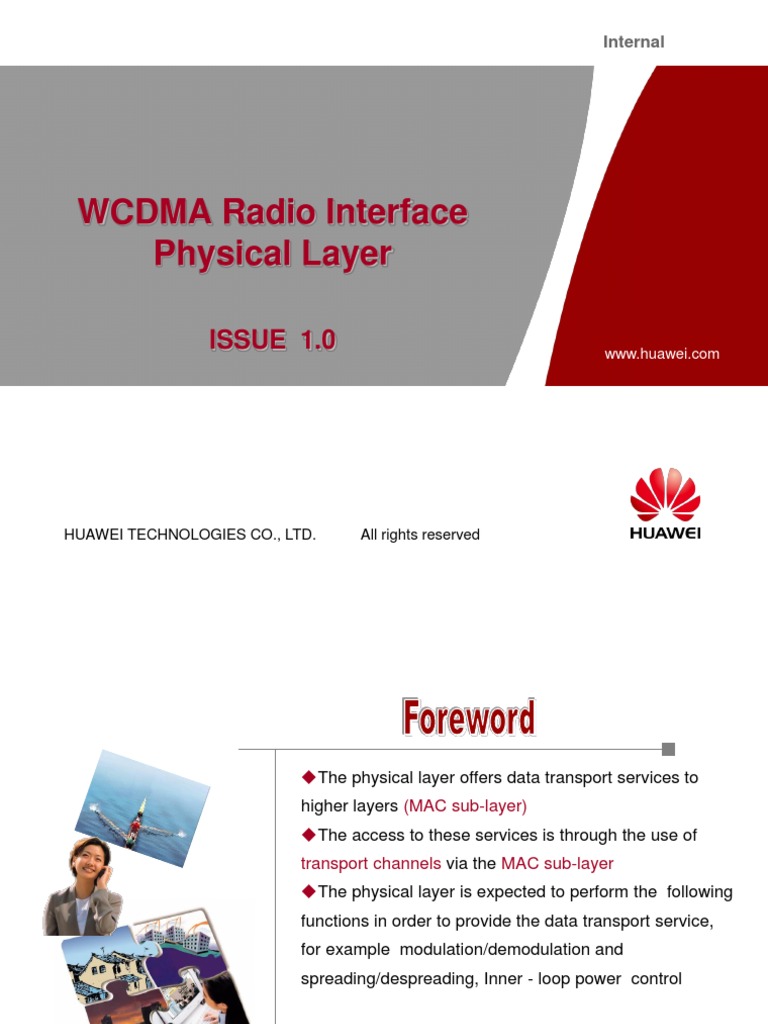 02-WCDMA Radio Interface Physical Layer | Download Free PDF | High Speed Packet Access ...