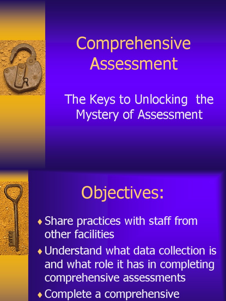 Comprehensive Assessment Process Guide | PDF