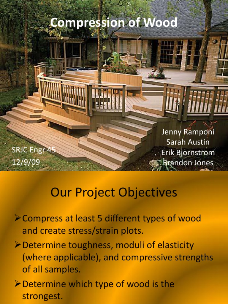 Compression of Wood (E45) | PDF | Plywood | Wood