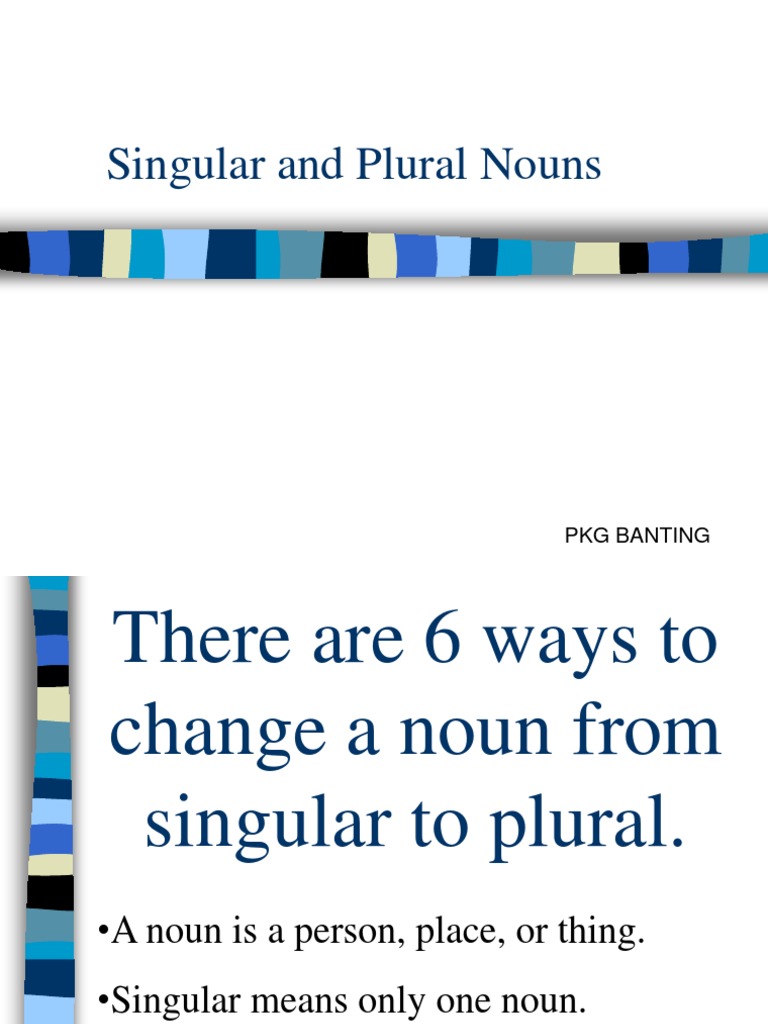 Plural Nouns: A Simple Guide | PDF | Language Arts & Discipline