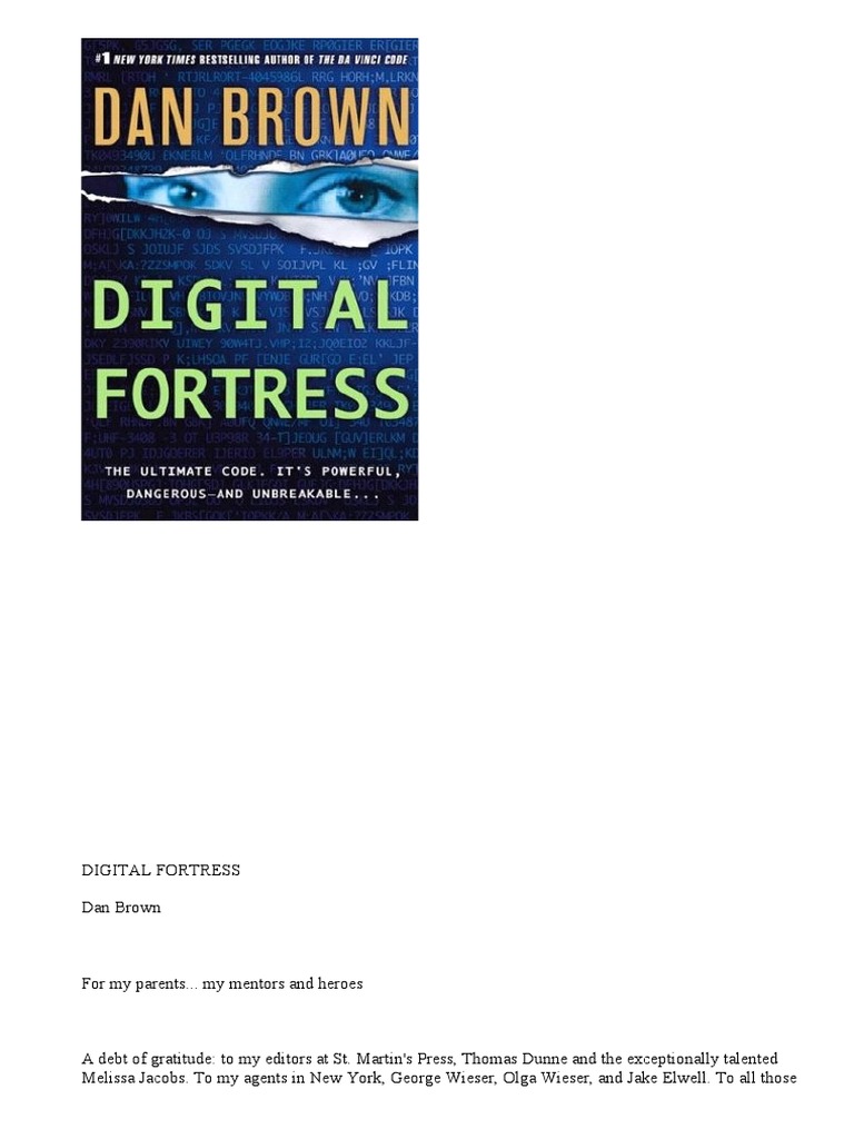 Brown, Dan - Digital Fortress | PDF