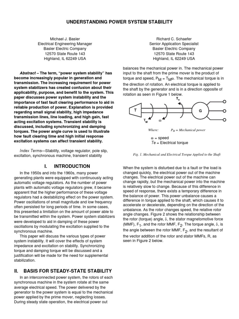 PSS Controller | PDF | Electric Power System | Electric Generator