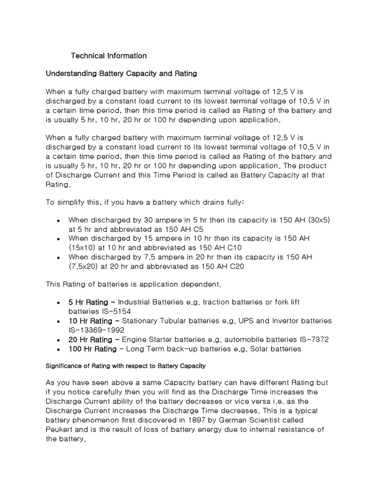 Battery Calculations | PDF | Battery Charger | Battery (Electricity)