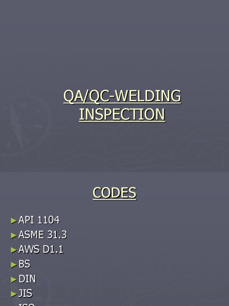 QA QC Welding | PDF | Welding | Construction