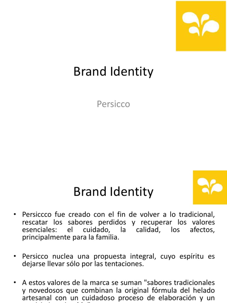 Persicco - Brand Identity | PDF | Marca