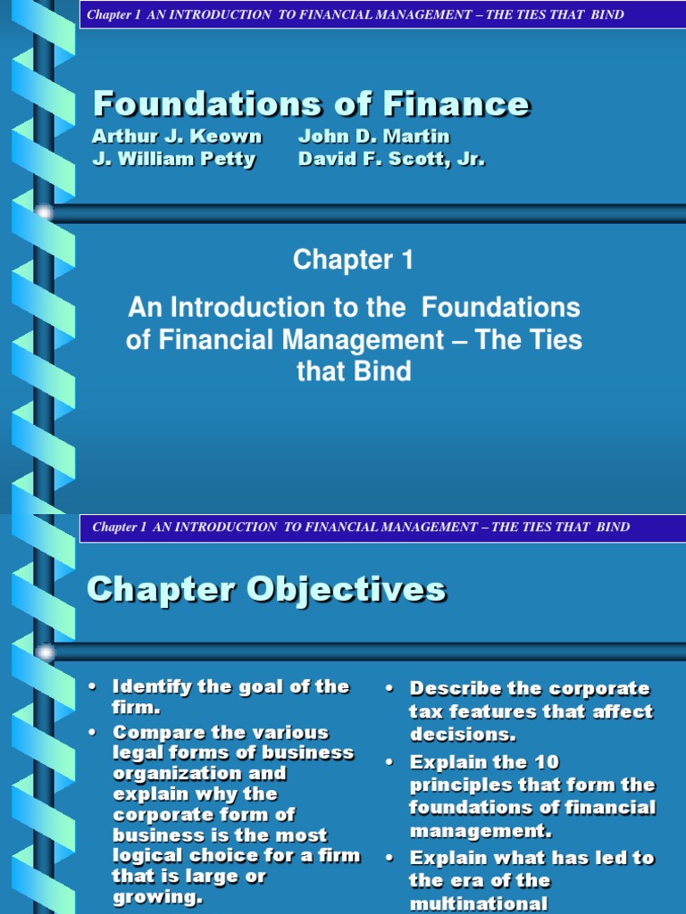 Foundations of Finance: An Introduction To The Foundations of Financial ...