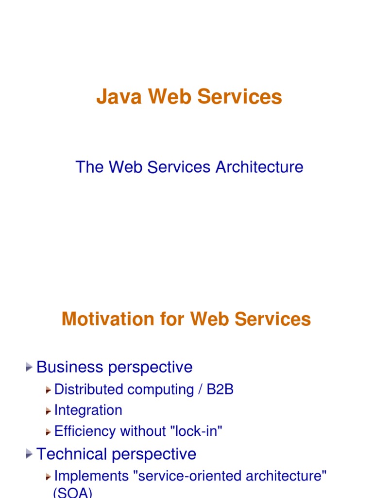Java Web Services | PDF | Computers