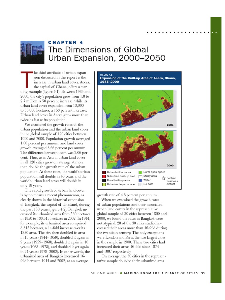 Global Urban Expansion | PDF | Urban Area | Accra