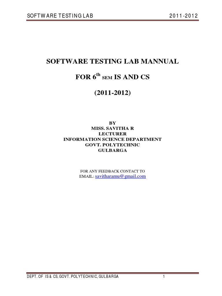 Software Testing Guide for Students | PDF | Business | Computers