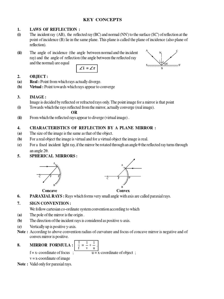 OPtics Notes IIT | Lens (Optics) | Prism